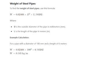 Weight Formula for Steel | Calculating the Weight of Steel